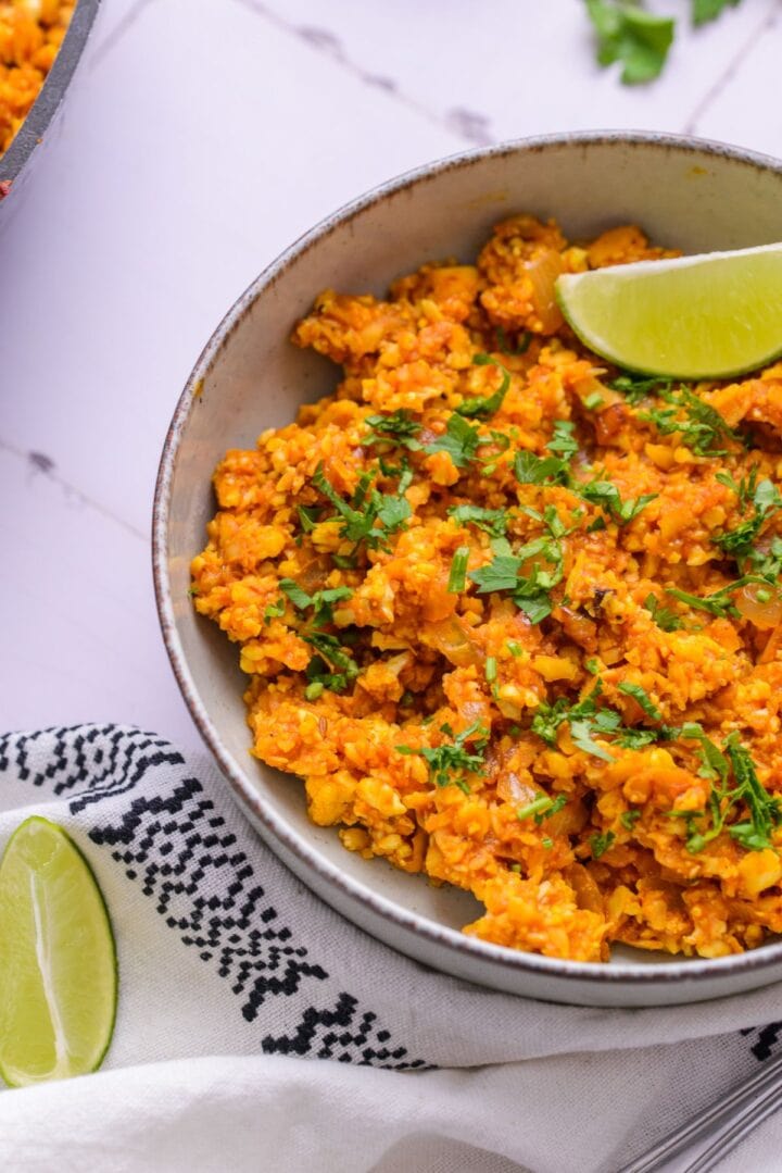 Spanish cauliflower rice