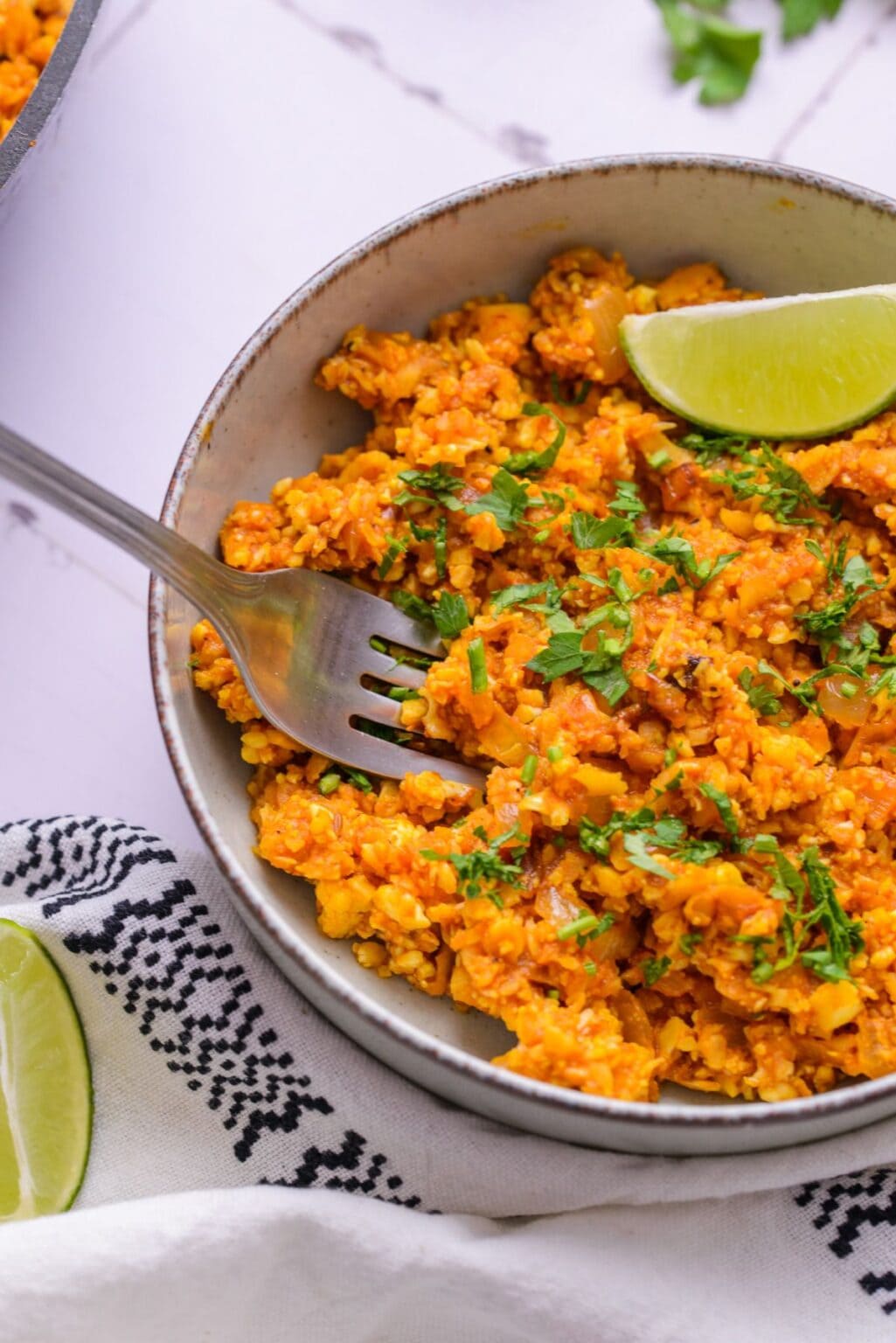 Spanish cauliflower rice