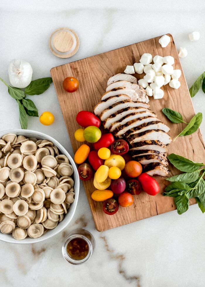 Someone Brought Caprese Salad To A Cookout And Added Chicken And Pasta
